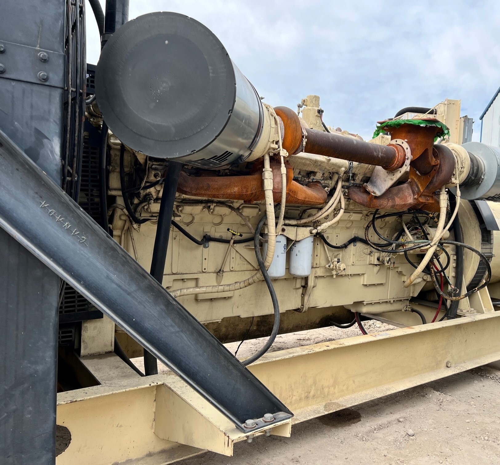 Low Hours Detroit 24V71TT Diesel Engine 24VA001724
