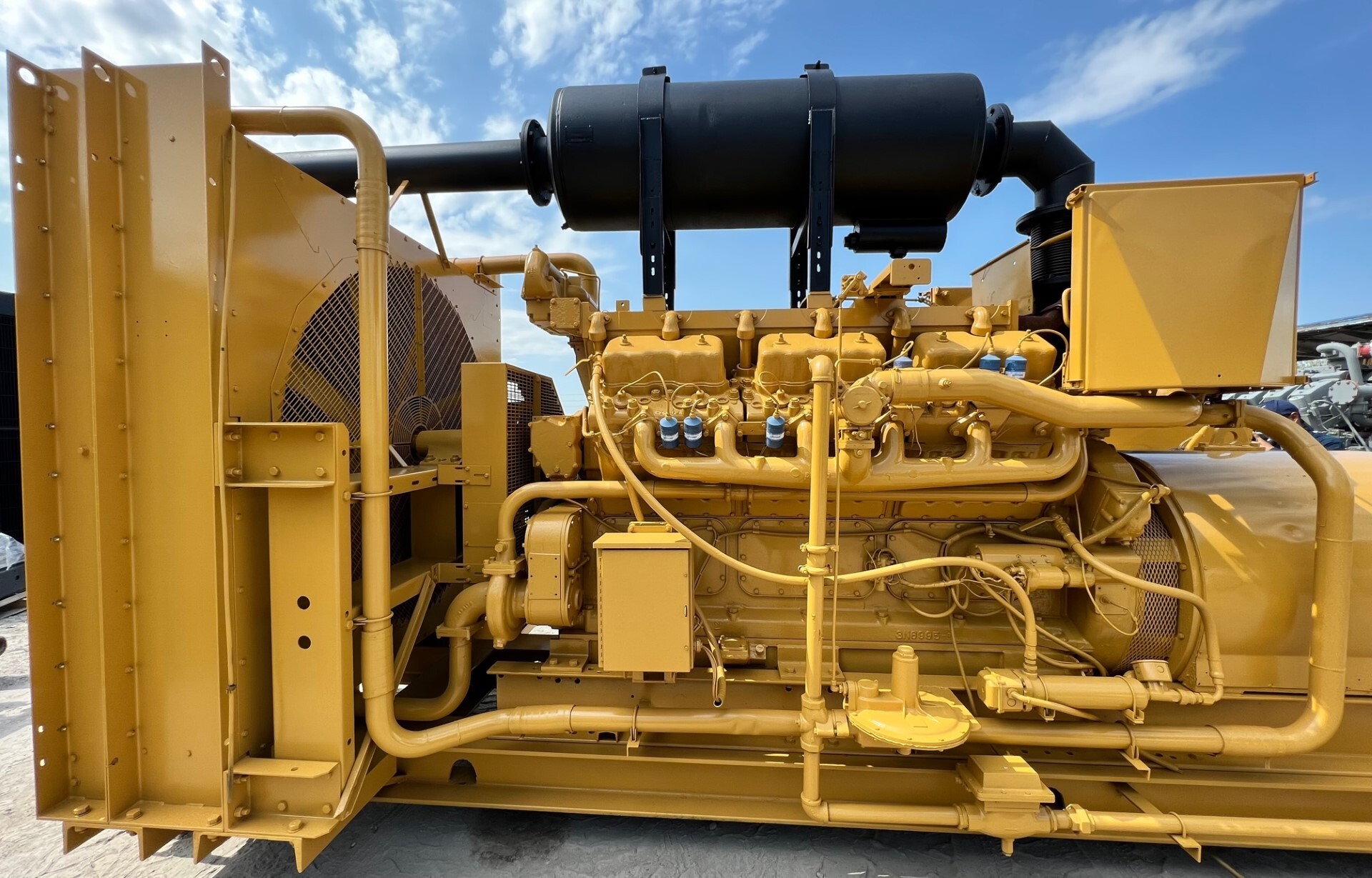 Low Hour Caterpillar G398 Gas Engine 73B1256