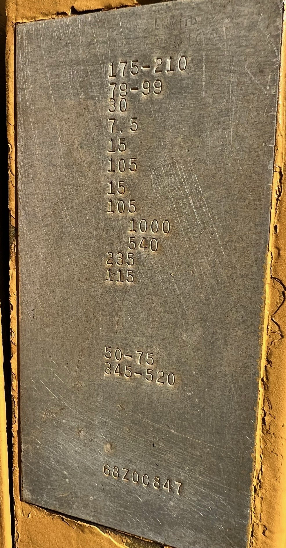 Used Caterpillar 3508 Diesel Engine 68Z00847