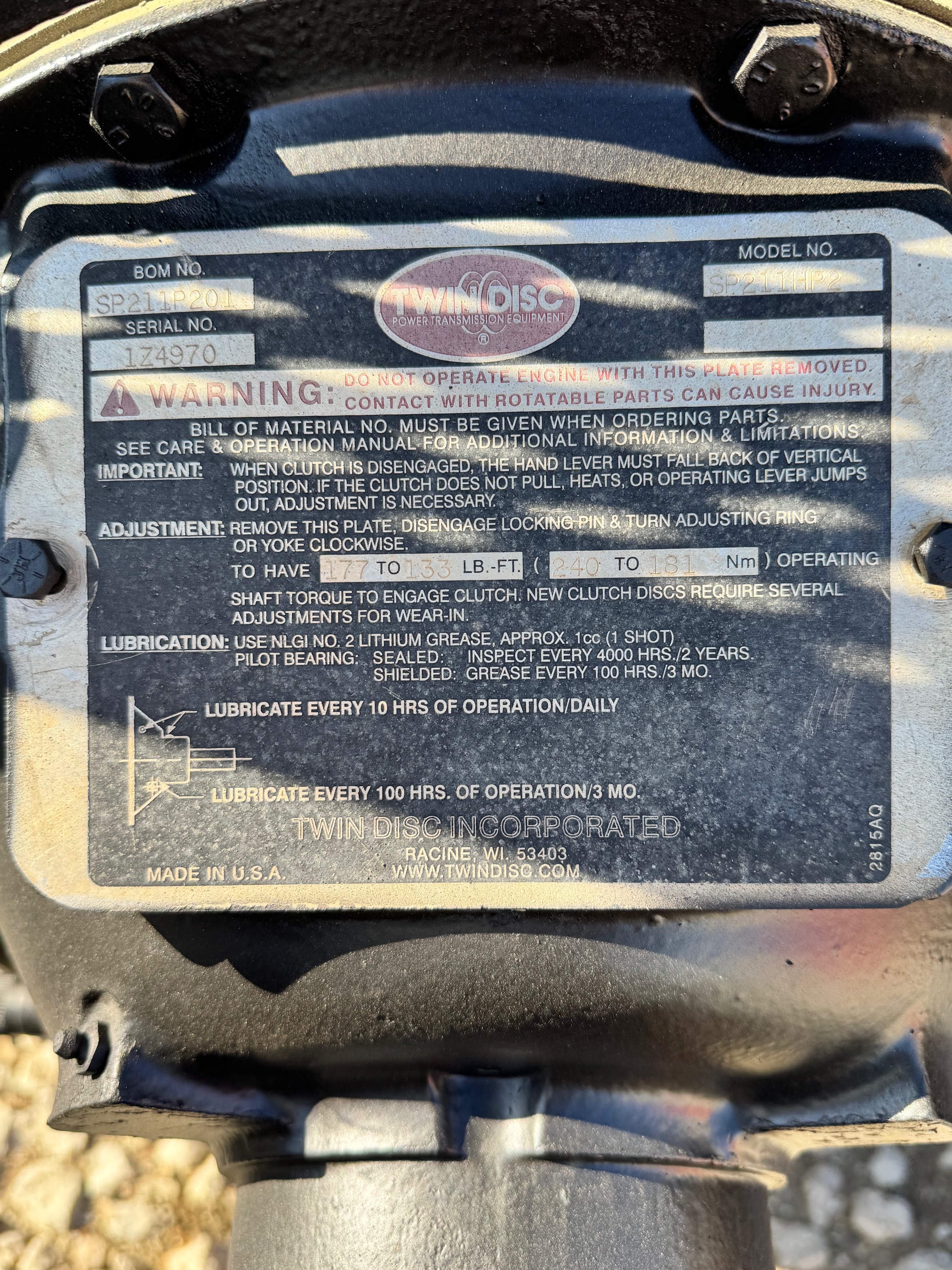 Used Cummins G5.9 Gas Engine 46594581