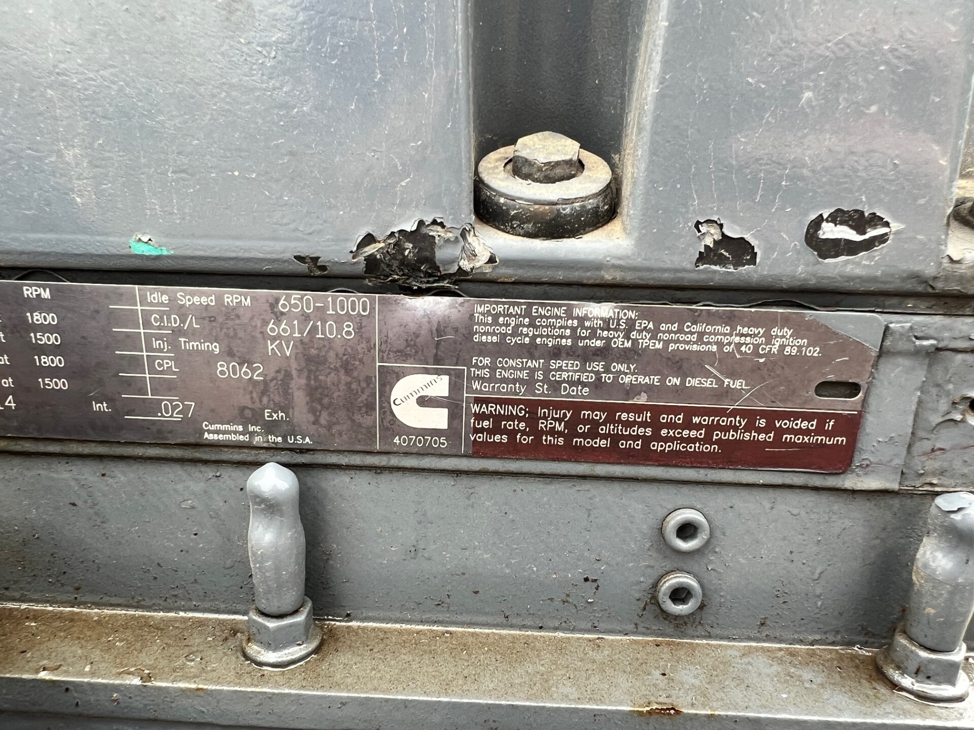 Used Cummins QSM11-G2 Diesel Engine 35213599