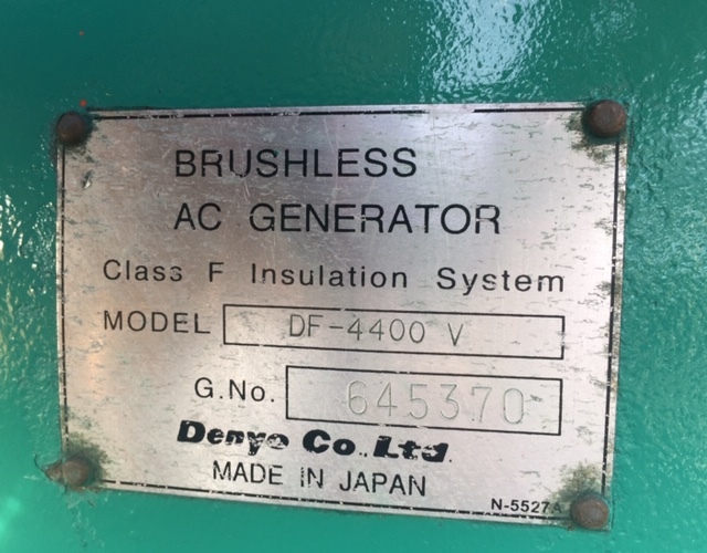 Denyo MultiQuip 400kVA DF4400-V Generator End 320 645370
