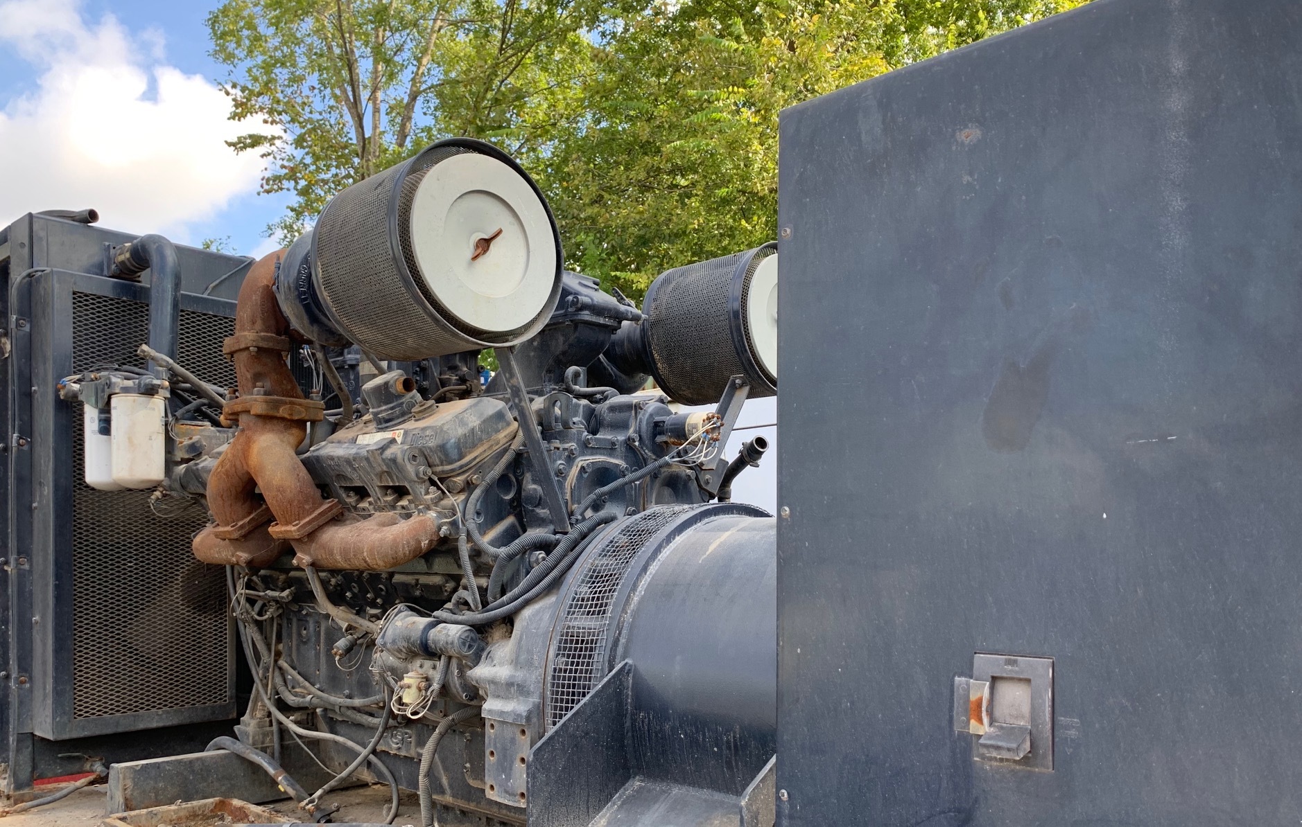 Used Stewart & Stevenson 12V92 Diesel Generator 500 12VF002776