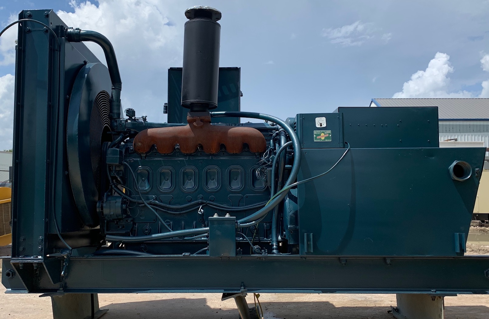Used Stewart and Stevenson 120kW Diesel Generator 120 122825