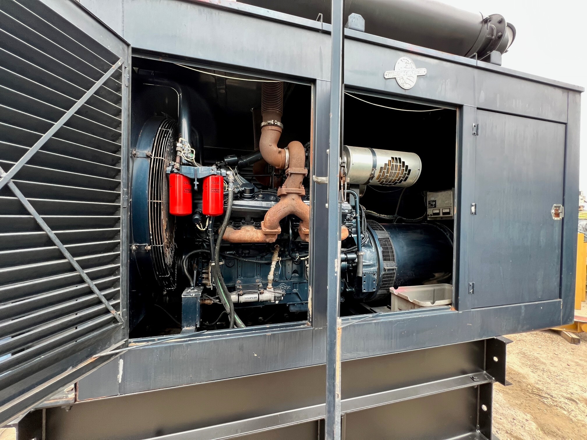Used Stewart & Stevenson 12V92 Diesel Generator 600 136778/220714