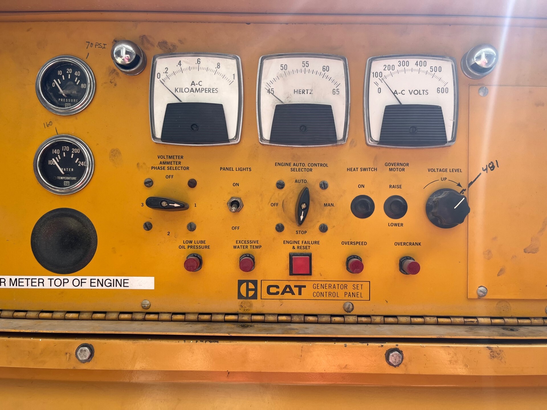 Used Caterpillar 3412 Diesel Generator 510 38S6977