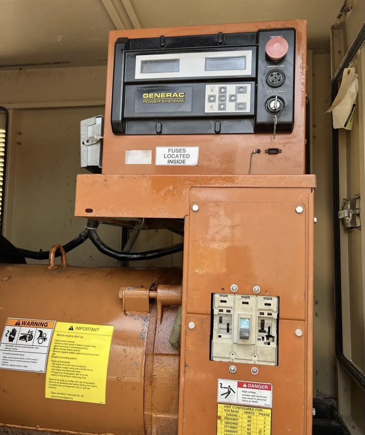 Used Generac SD50 Diesel Generator 50 2088981