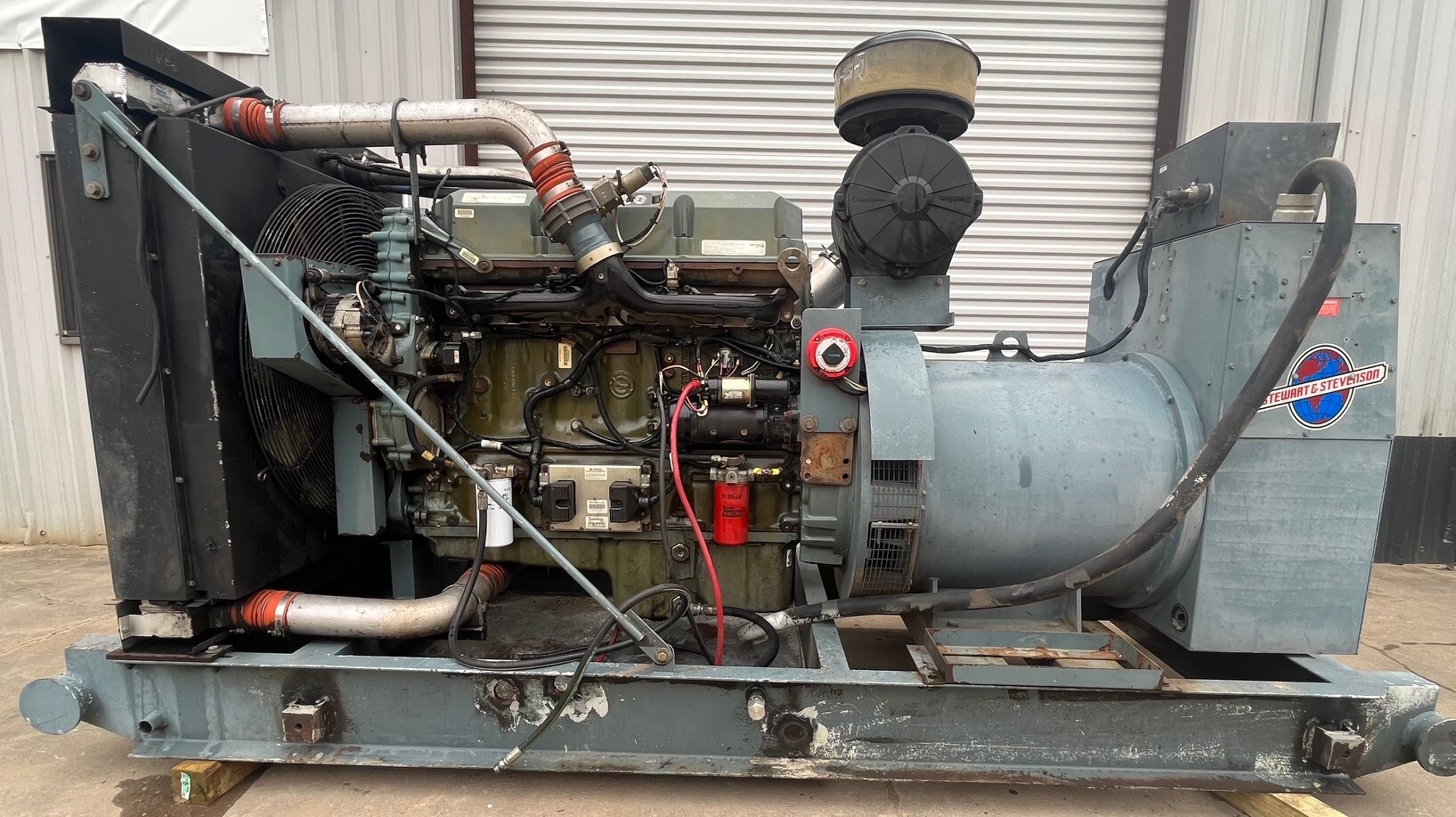 Used Stewart & Stevenson S60 14L Diesel Generator 380 06R1017369